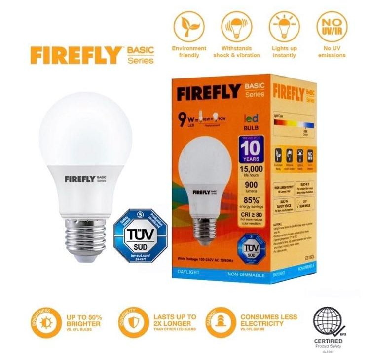 Firefly LED Light Bulb DAYLIGHT / WARM WHITE (3W, 5W, 7W, 9W, 11W, 13W ...