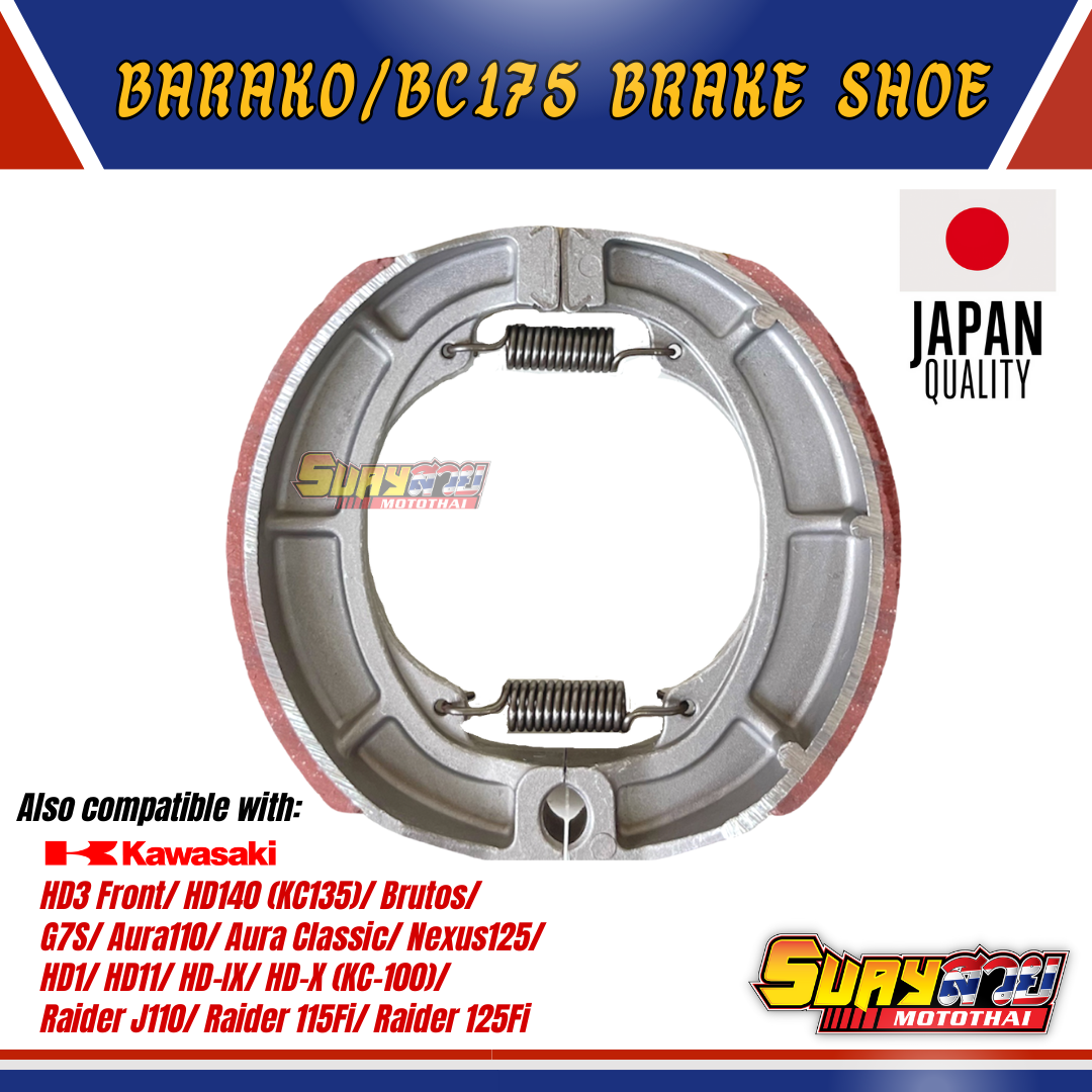 JAPAN QUALITY Barako / BC175 Brake Shoe | Lazada PH