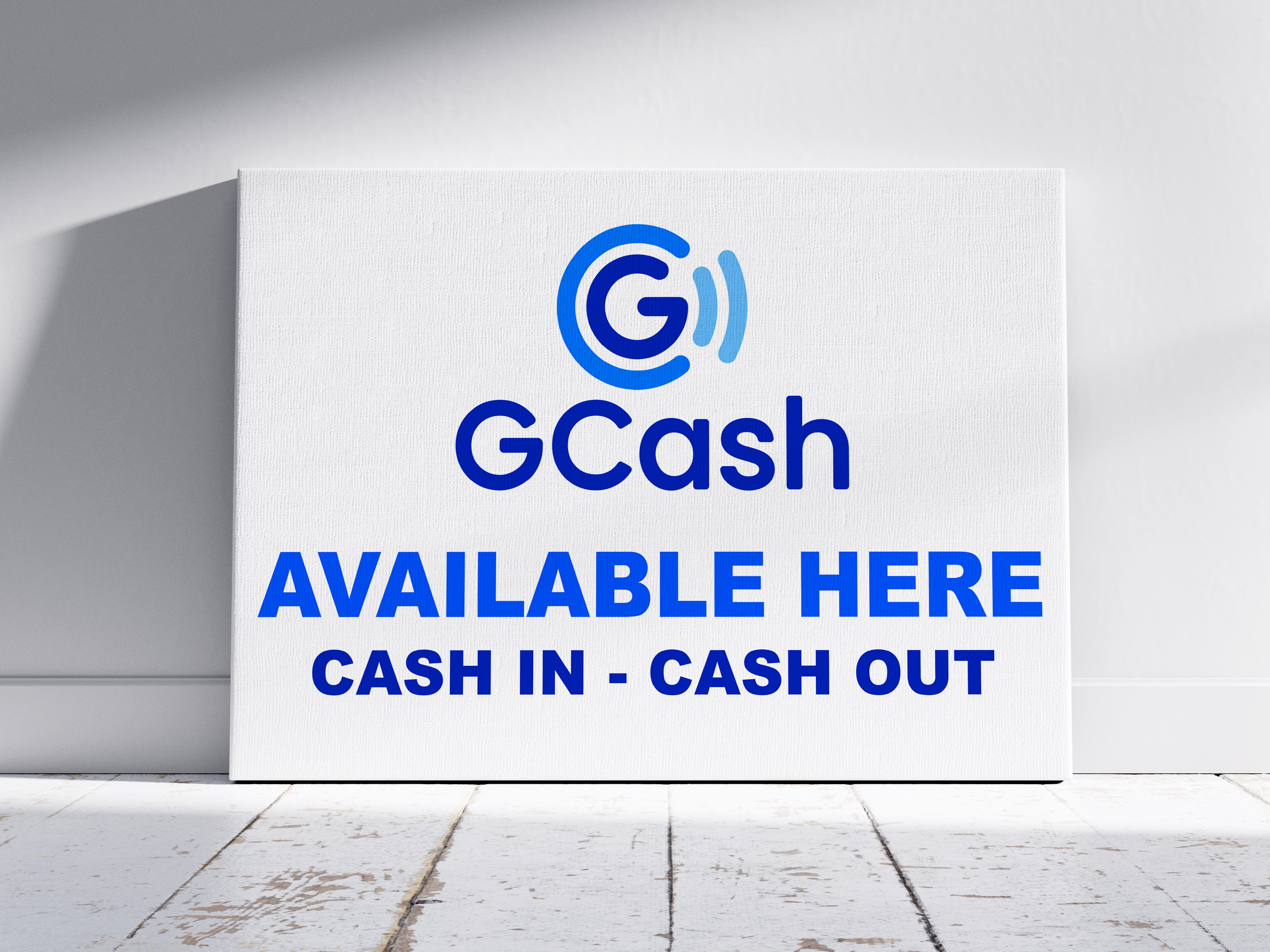 Gcash signage banner, Gcash sintra board banner signage (Gcash banner ...