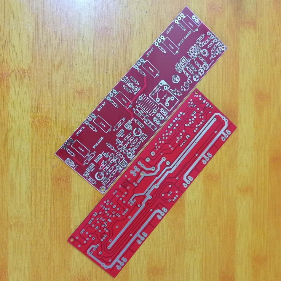 DRIN AUDIO 737 SANKEN 500 WATTS AMPLIFIER BOARD DA737-SANKEN PCB ONLY ...