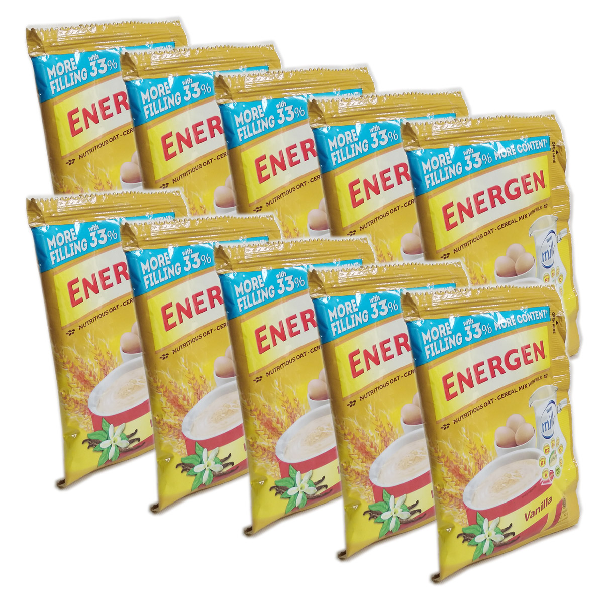 Energen Cereal Drink Vanilla | 40g/ Sold by 30 pcs | Lazada PH