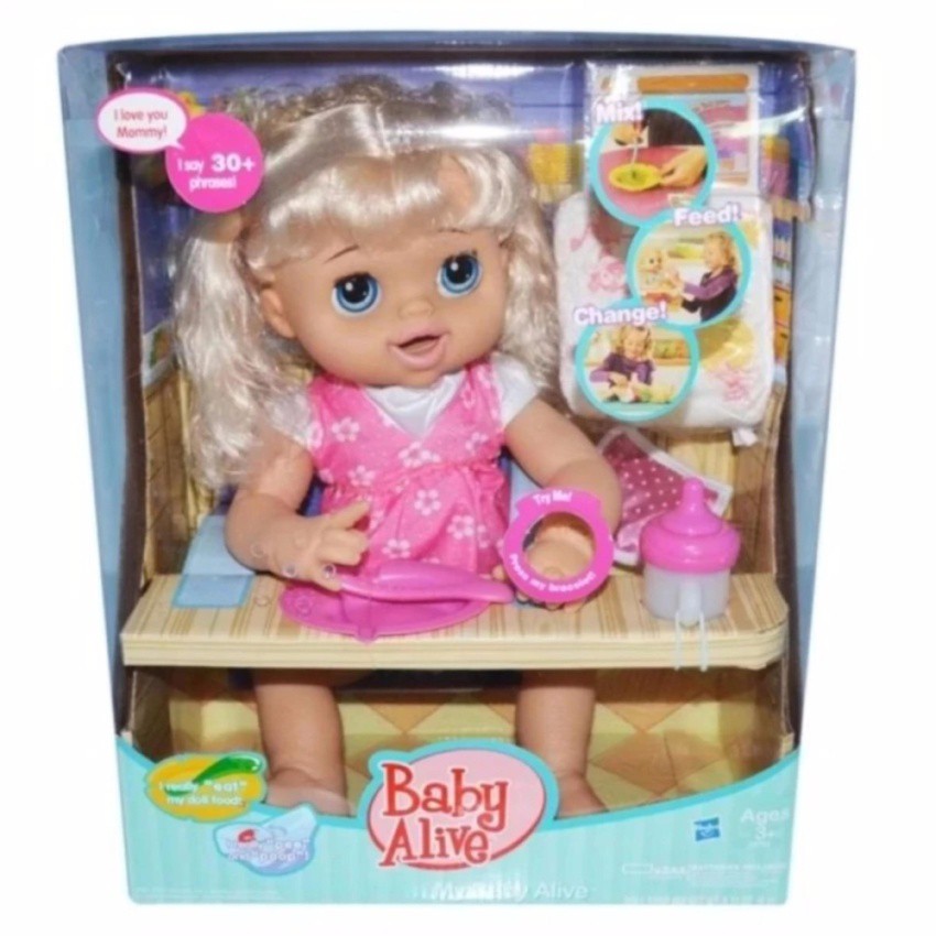 Baby Alive talking doll feed, poop and change diaper | Lazada PH