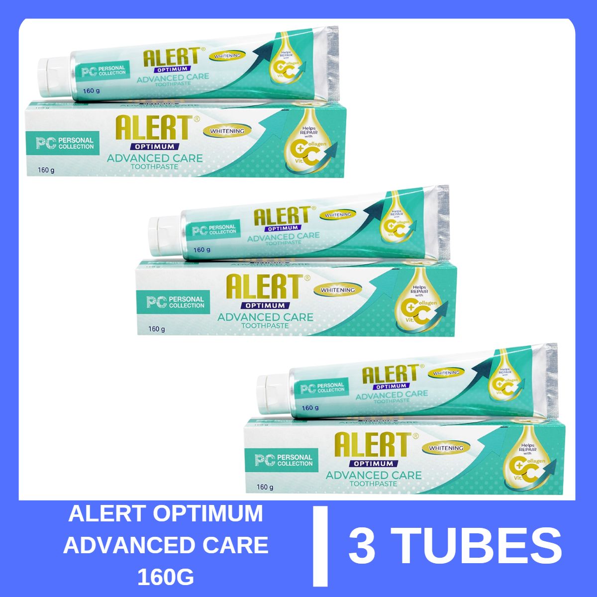 Original Personal Collection Alert Optimum Advanced Care Toothpaste Buy ...