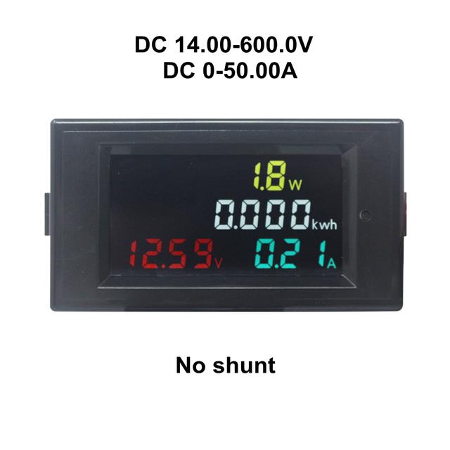 【CW】☜ DC Voltmeter Ammeter Wattmeter Voltage Current Watt Active Power ...