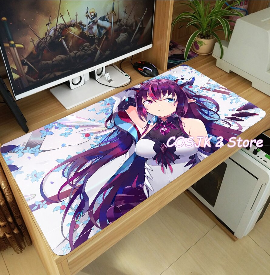 【DT】Anime Hololive VTuber YabaIRyS IRyS Gawr Gura Mouse Pad Thicken ...