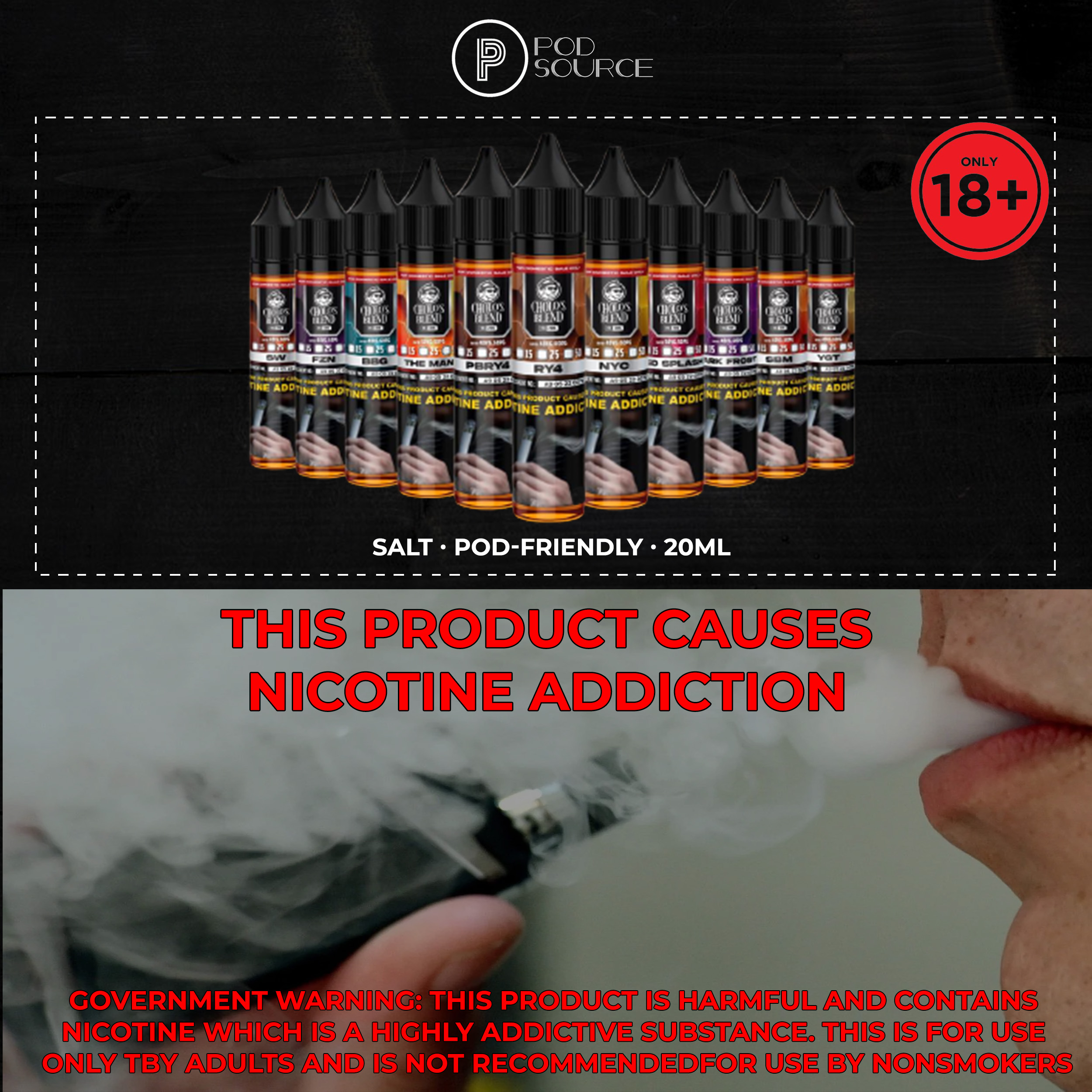 Cholo's Blend Salted Nicotine 20ml | Lazada PH