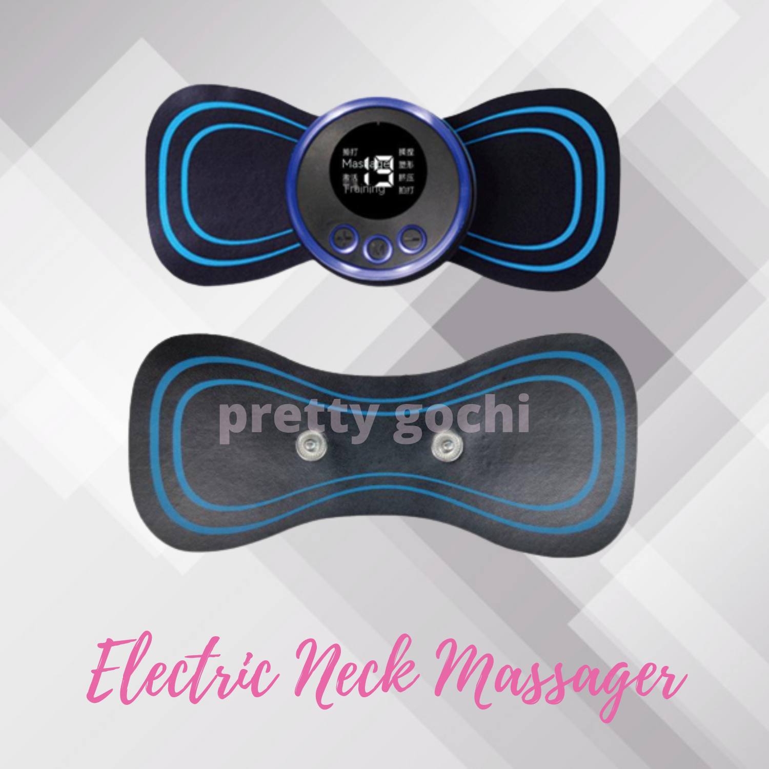 Rechargeable Mini Electric Neck Massager Cervical Shoulder Body ...