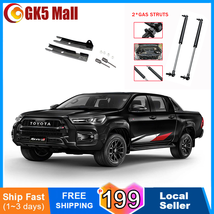 Fortuner 2016-2023 GT-Pro Hood Damper Shock Kit ( fortuner accessories ...