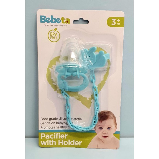 F)/Bebeta Pacifier With Holder and Cover (BPA free ) | Lazada PH