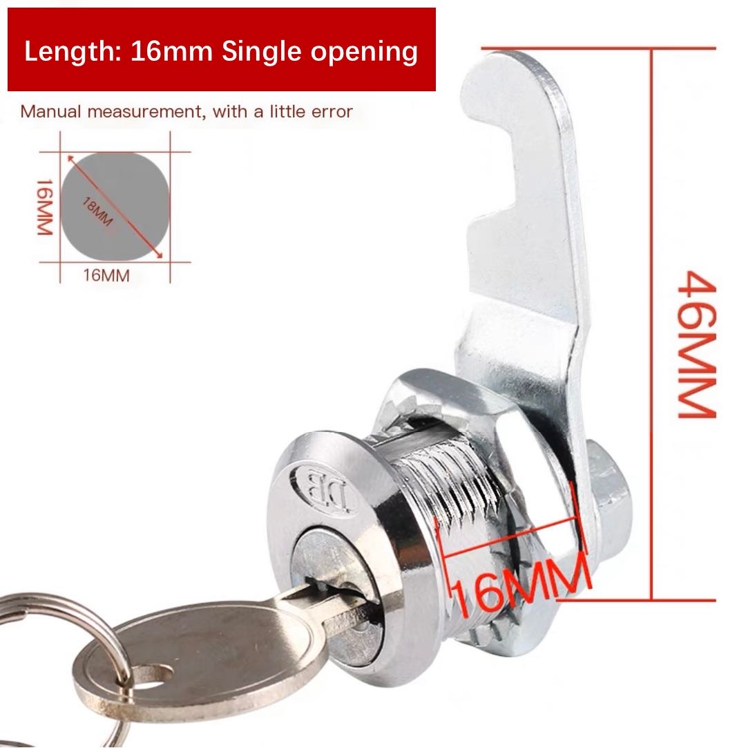 16/20/25/30mm Swivel lock Mailbox lock Cabinet lock Alloy lock Locker ...