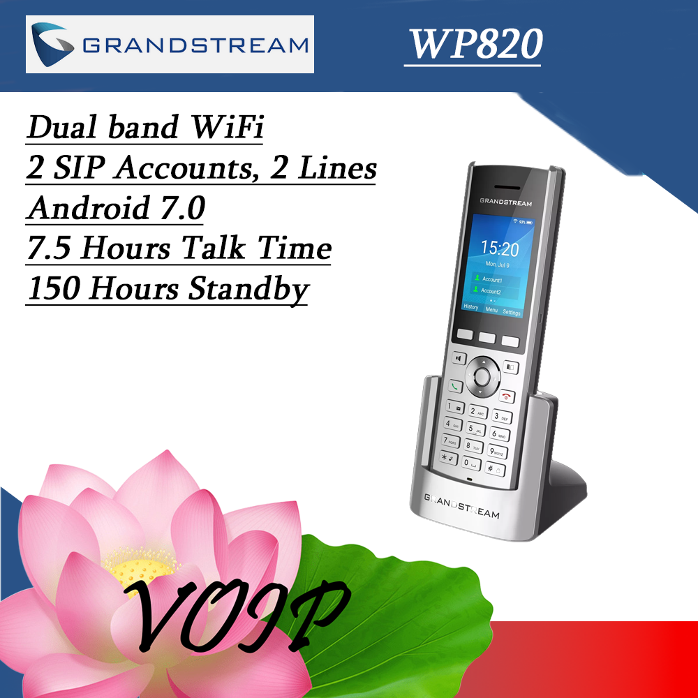 GRANDSTREAM WP820 - Enterprise Portable WiFI Phone | Lazada PH