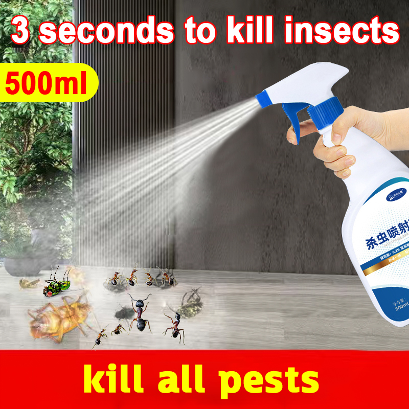 🥇500ML Pest free🥇mosquito killer aerosol insecticide spray cockroach ...