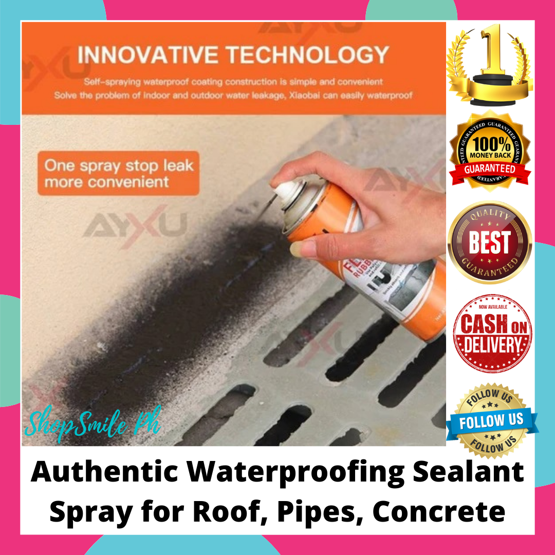 Fast/Quick Seal Flexible Black Rubber Coating Waterproof Spray, Best ...