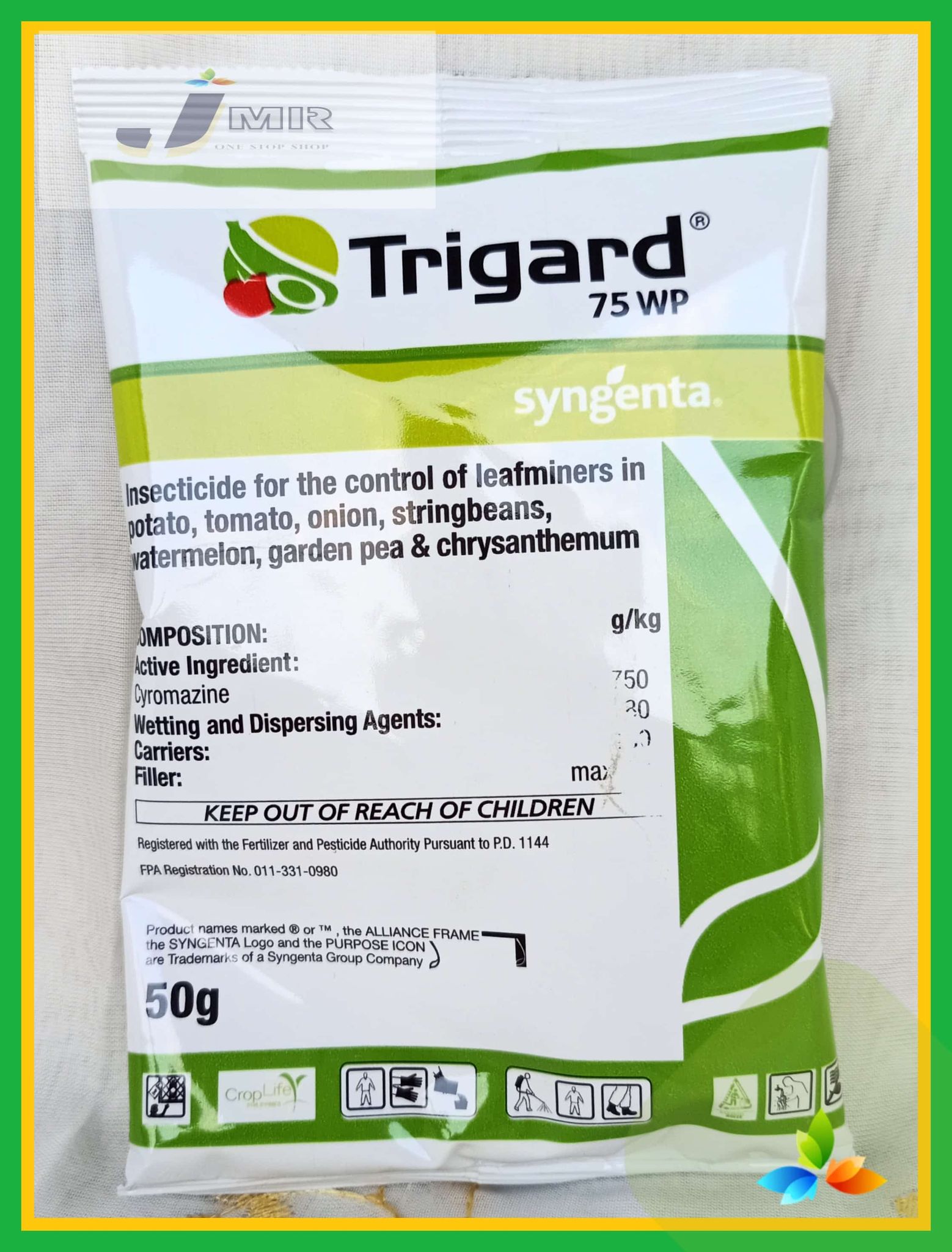 Trigard 75WP Insecticide for control of Leafminers 50 grams by Syngenta ...