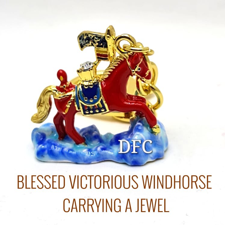 2021 VICTORIOUS WINDHORSE CARRYING A JEWEL KEYCHAIN FENG SHUI | Lazada PH