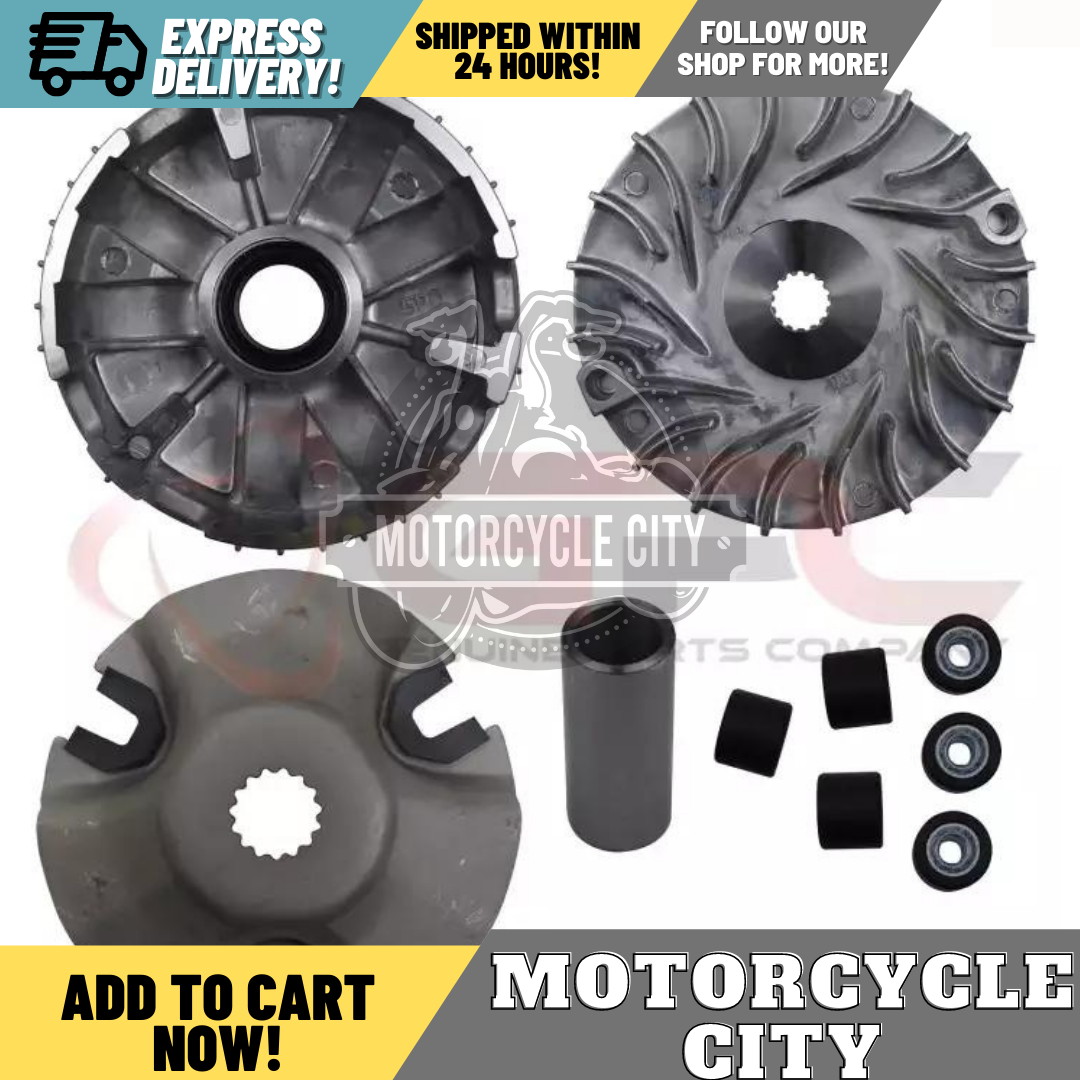 GPC CVT Complete Front Drive Face / Driven Face Pulley Set for Yamaha ...