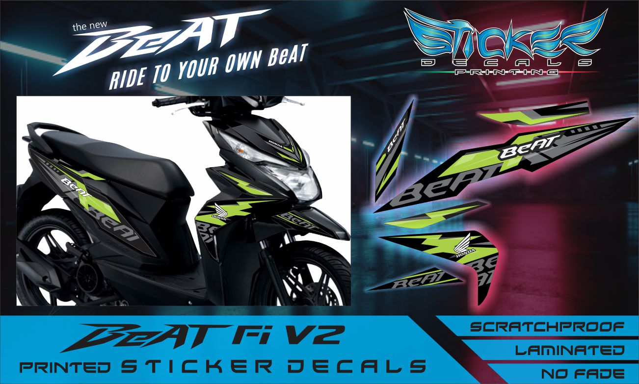 Beat fi v2 Sticker Decals | Lazada PH