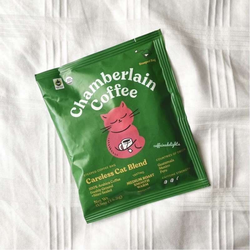[ON HAND] Careless Cat Blend Chamberlain Coffee Steeped Bag | Lazada PH
