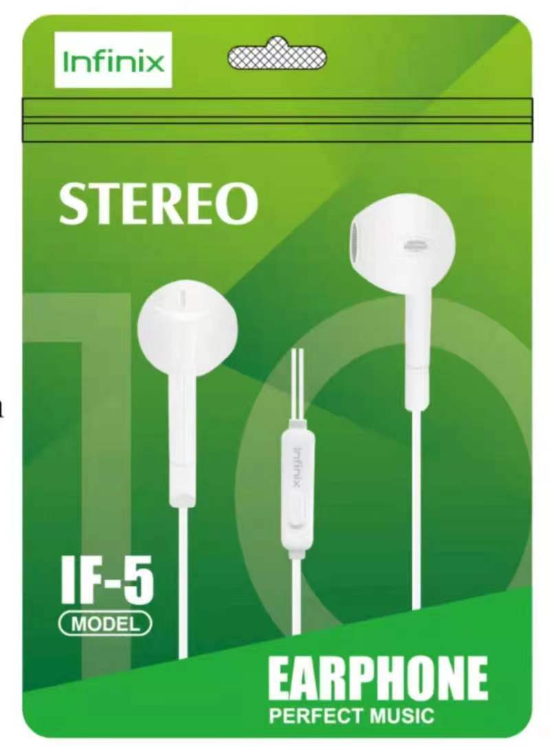 Itel infinix Tecno Headset Wired Magnetic Earphone 3.5mm Bass Subwoofer ...