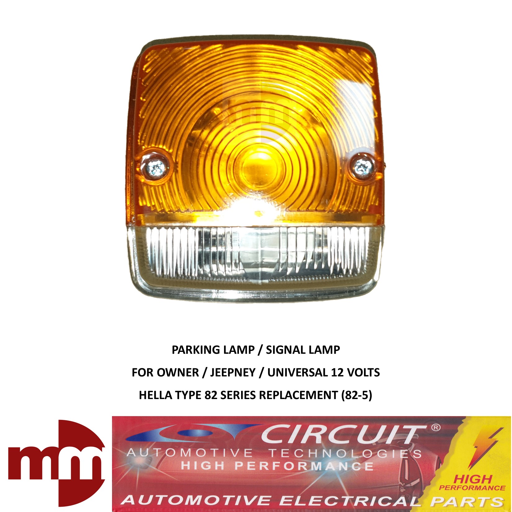 CIRCUIT PARKING LAMP / SIGNAL LAMP for OWNER TYPE JEEP / JEEPNEY PUJ ...