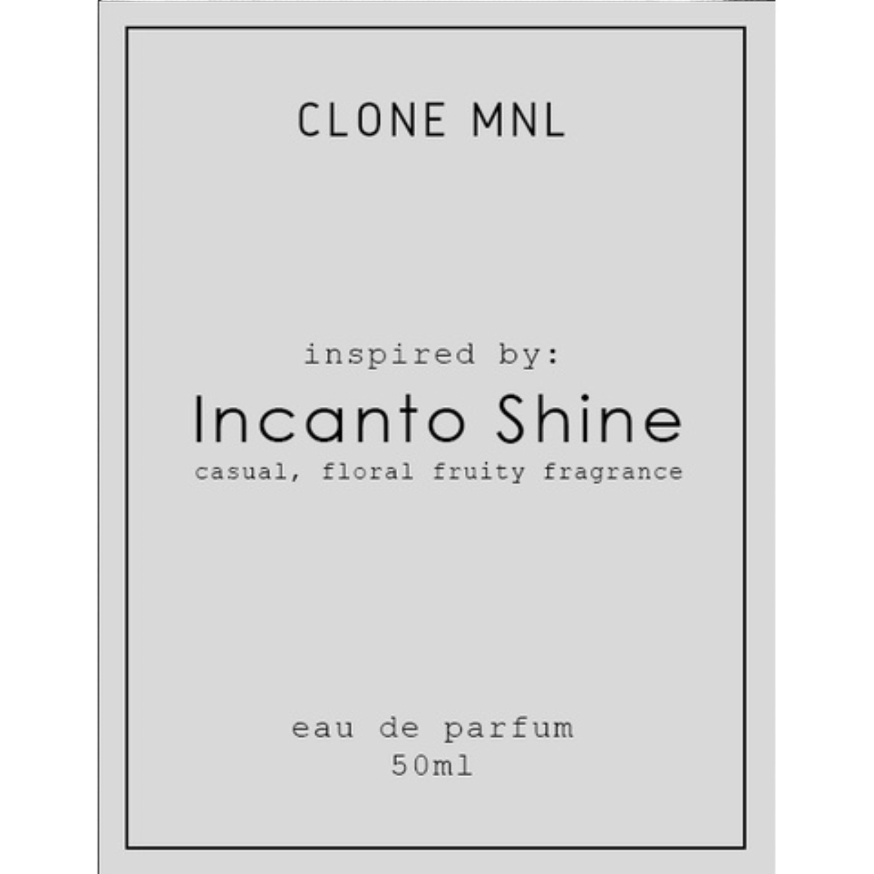 Clone MNL Inspired Scents Perfume for WOMEN 1/4 | Lazada PH