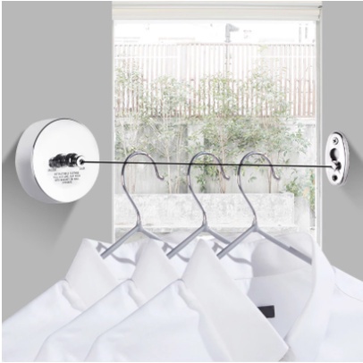 Heavy Duty Adjustable Rope Shower Clothes Line Retractable Clothesline ...