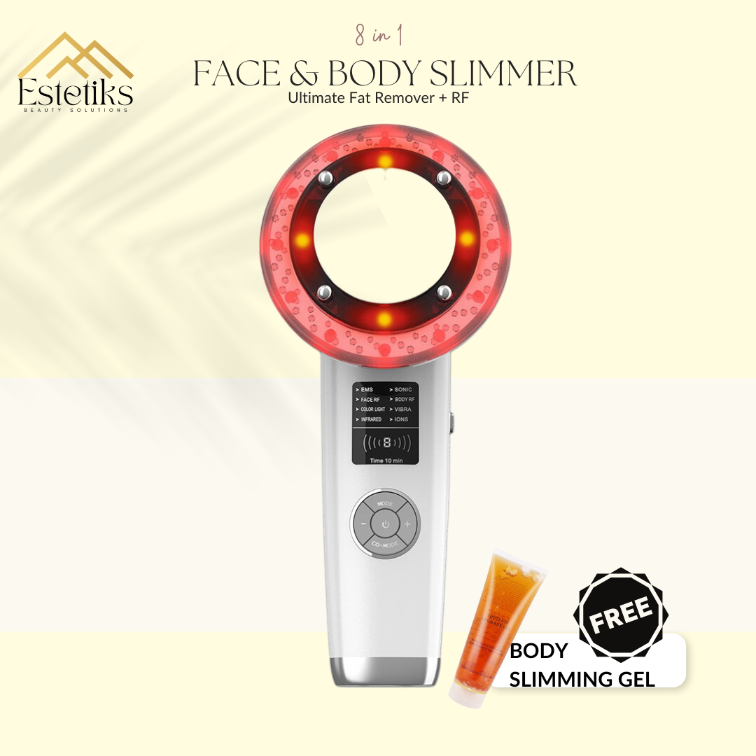 8 in 1 Face and Body Slimmer with RF Machine Function Slimming Machine ...