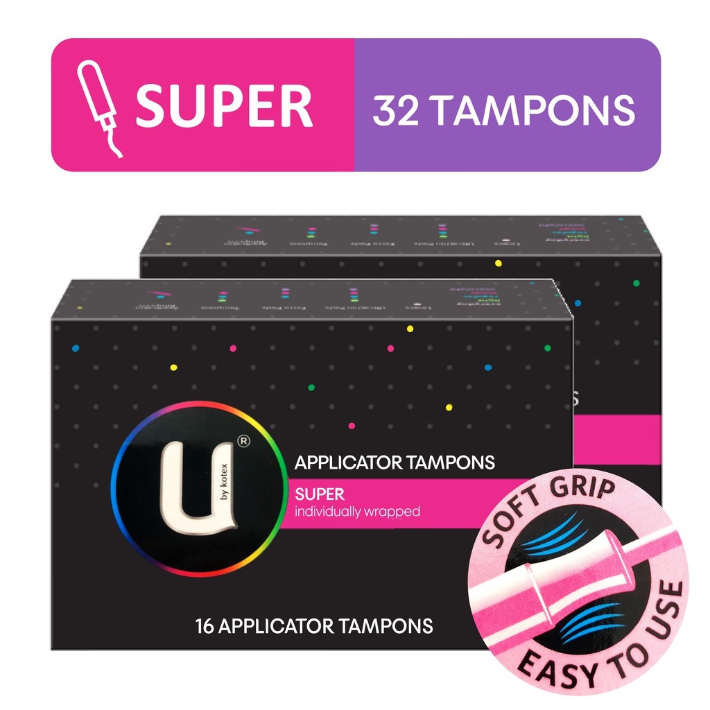 U by Kotex® Tampons – 16 Tampons x 2 packs | Lazada PH