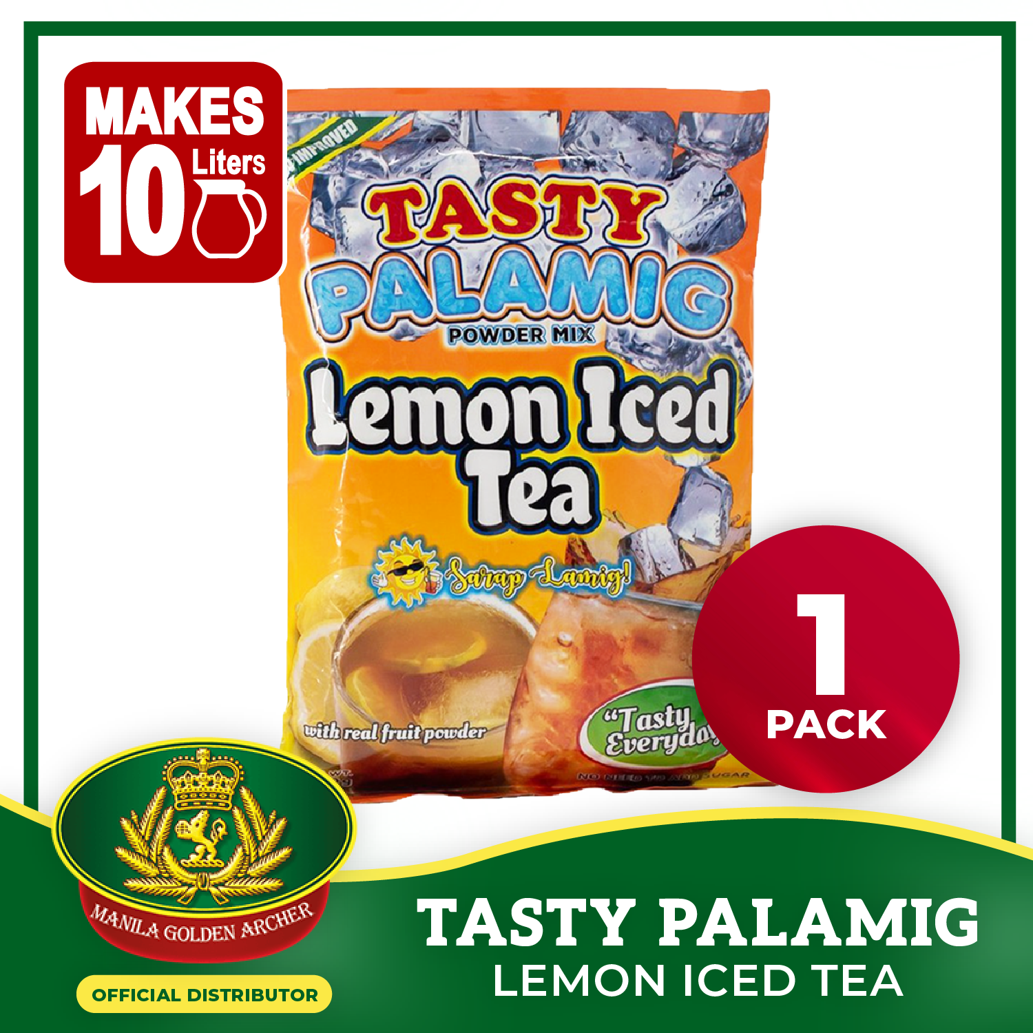 Tasty Palamig Powder Mix (Lemon Ice Tea) 500g x 1-pack | Lazada PH