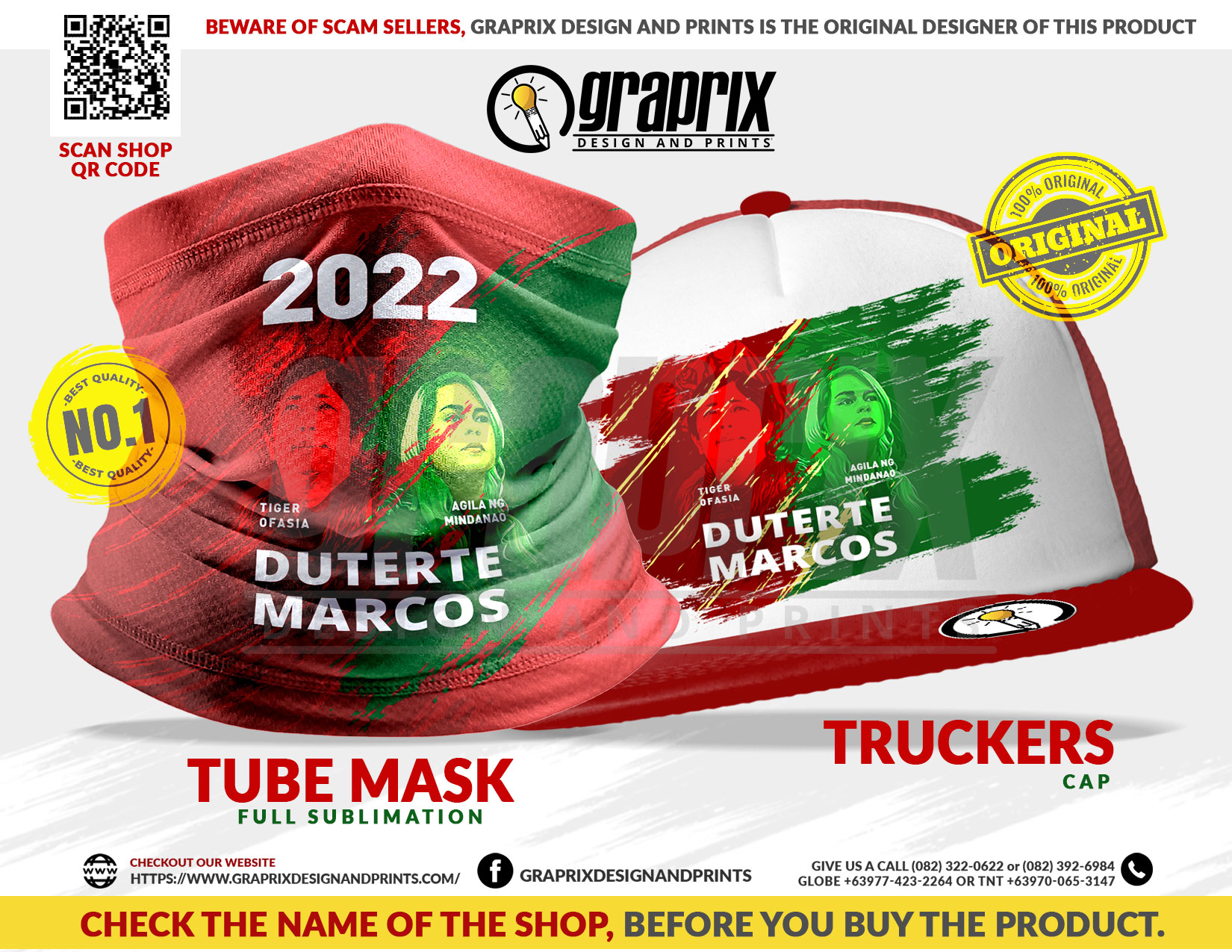 SARA and BBM Tandem Washable TUBE MASK and CAP SUBLIMATION | Lazada PH