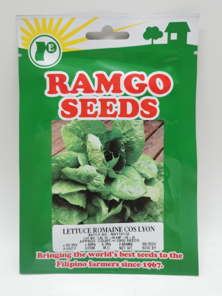 RAMGO LETTUCE ROMAINE COS LYON SEEDS ( ORIGINAL GARDEN PACK ) | Lazada PH