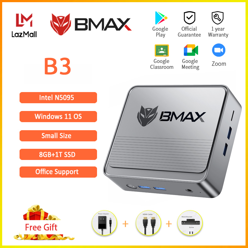 [1 Year Warranty] BMAX B3 Mini PC easy PC All In One Desktop Intel ...