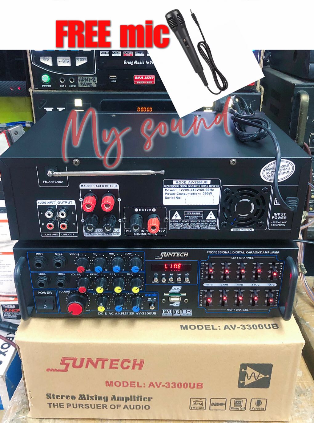 HOMEVISION/SUNTECH AV-3800/AV-3200 UB Professional Digital Karaoke ...