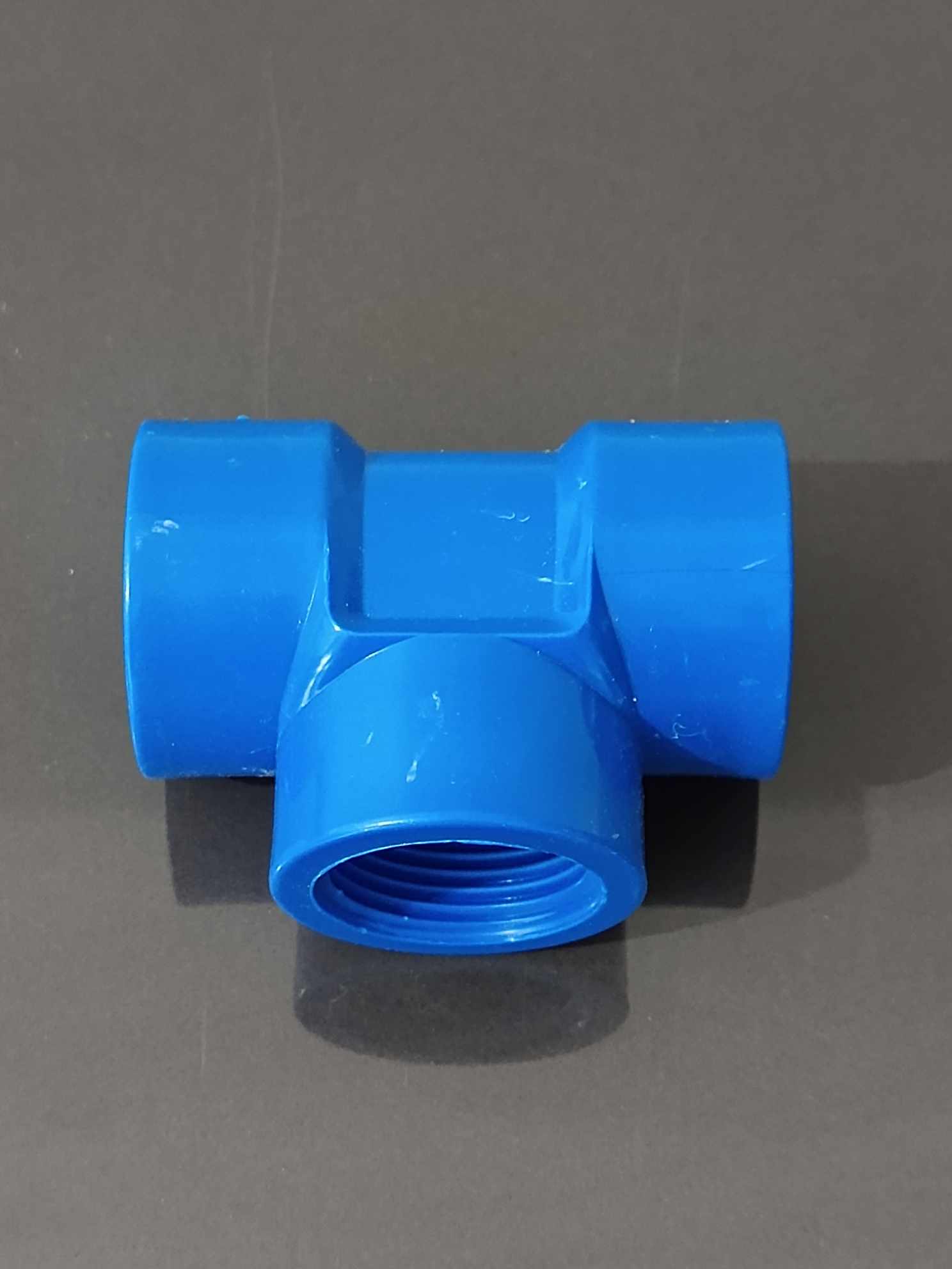 PVC BLUE FULL THREAD TEE 1/2 (20MM) ; 3/4 (25MM) ; 1 (32MM) | WATERLINE ...
