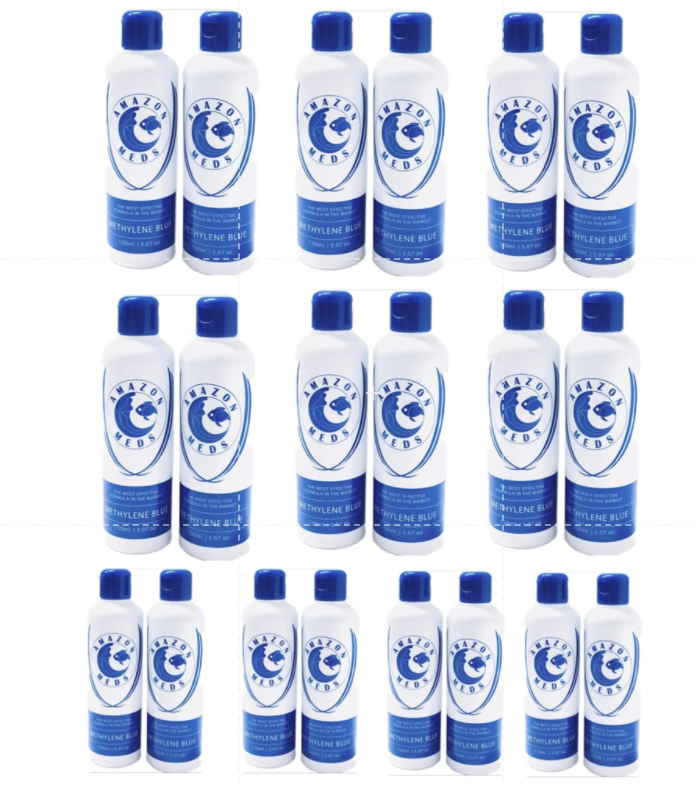 WHOLESALE 20 pieces Amazon Meds Methylene Blue 150ml for Fish Aquarium Tank | Lazada PH
