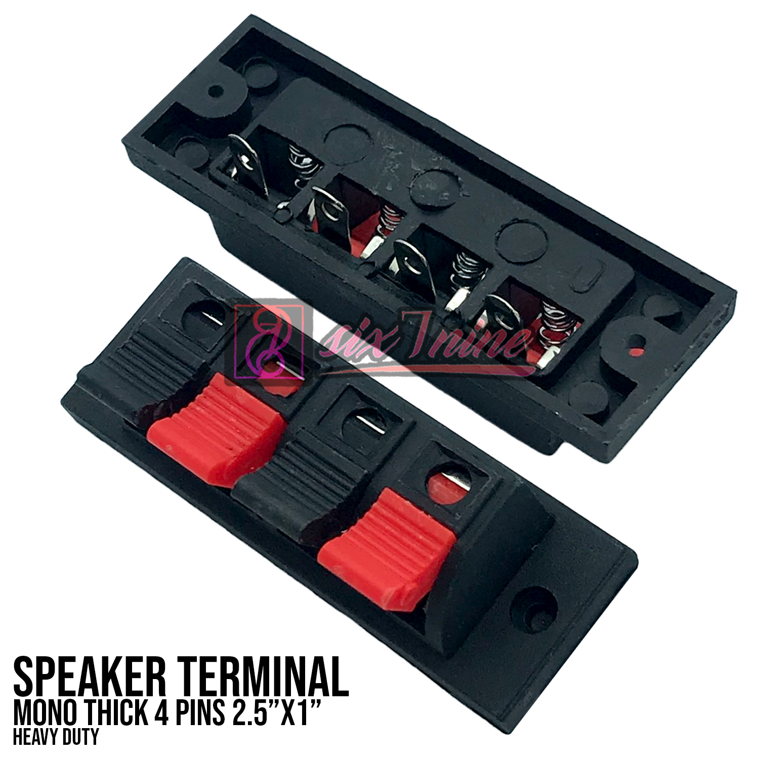 Speaker Terminal Stereo Thick 4 Pins 2.5"X1"Heavy Duty | Lazada PH