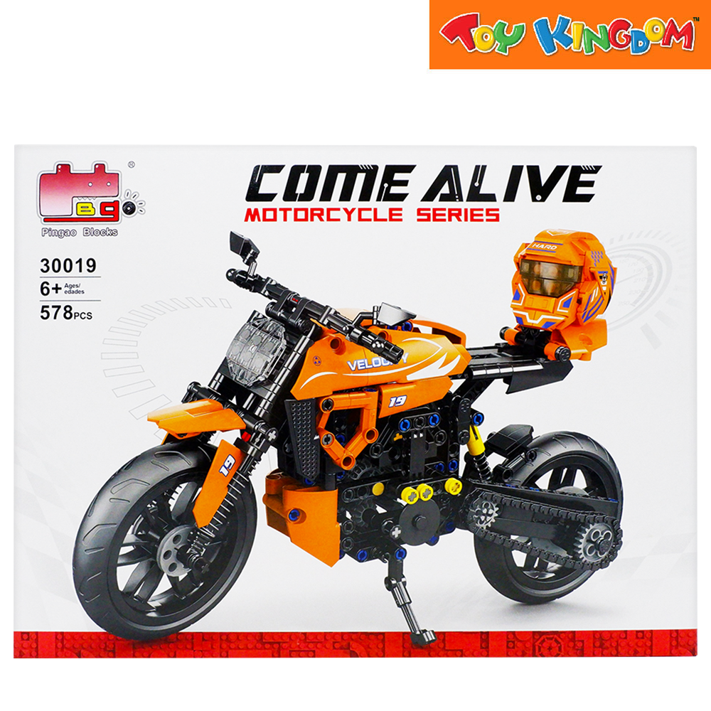 Pingao Blocks 30019 Come Alive Motorcycle Series 578 Pcs Blocks | Lazada PH