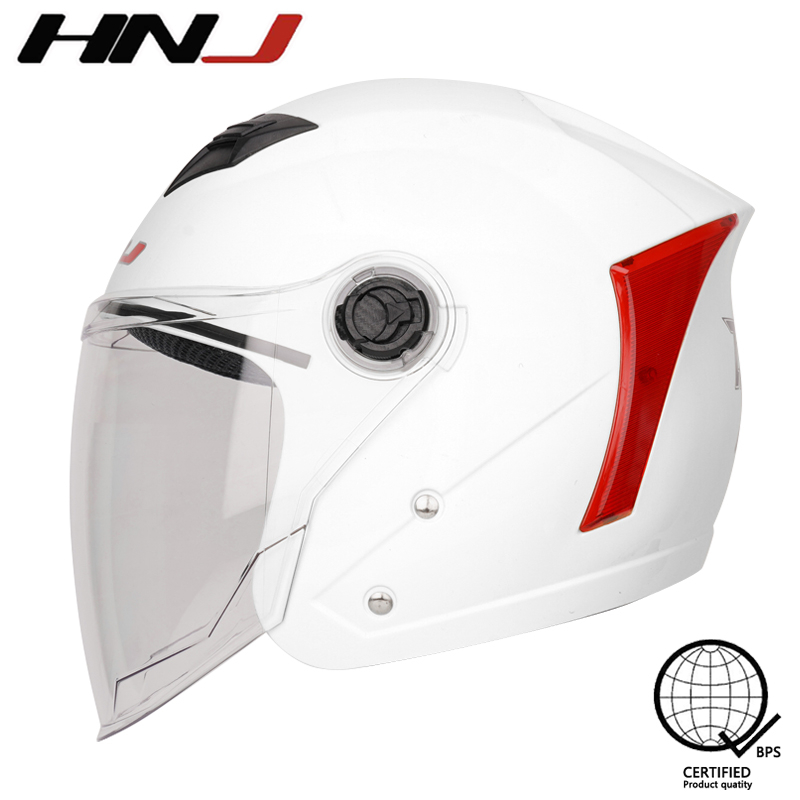 HNJ HNJ A4-001/937 Plain Modular Helmet Full Face Or Half Unisex ...