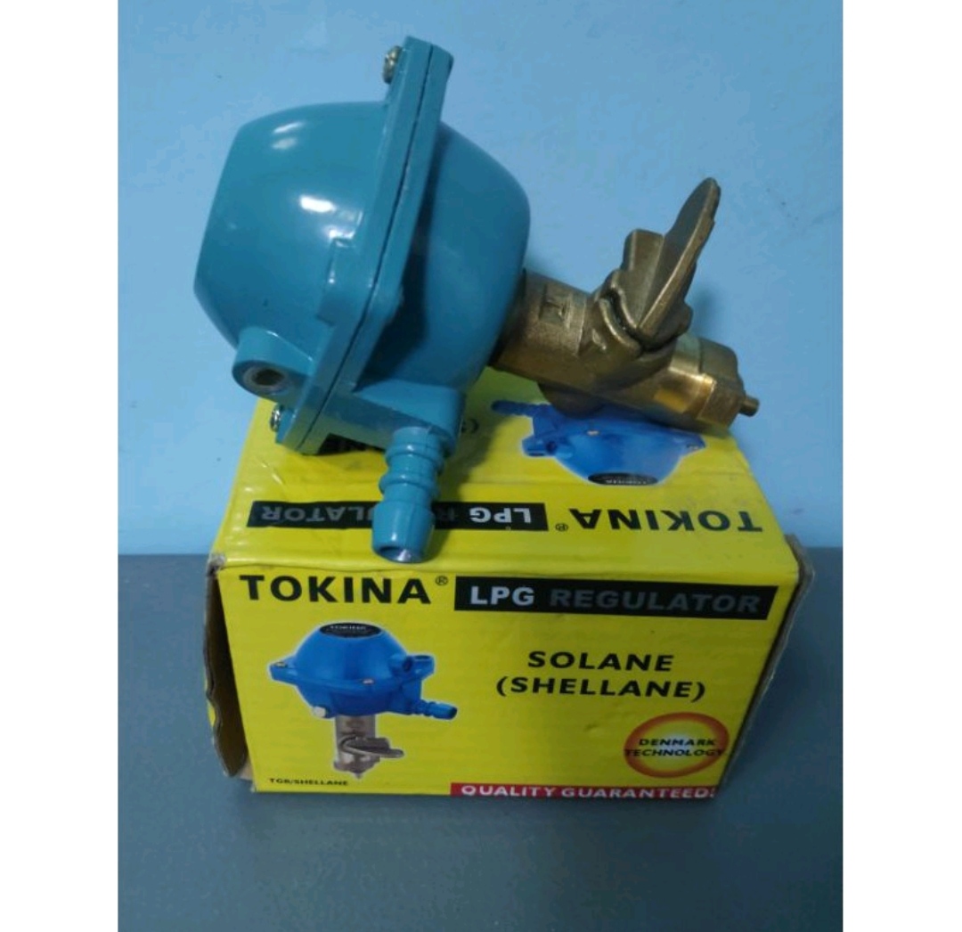 LPG Regulator for Solane / Shellane with 1.2 meters LPG Hose (4ft) and ...