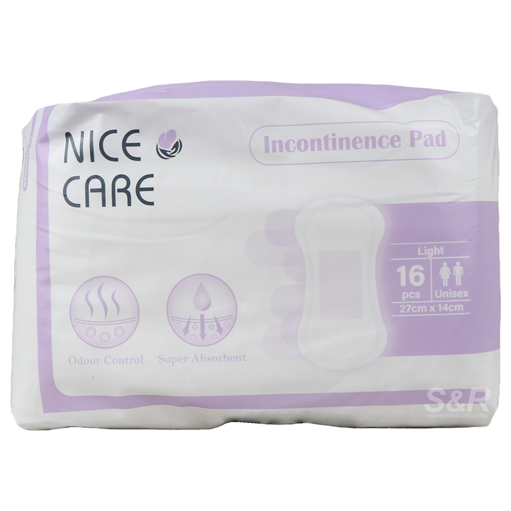 Nice Care Light Incontinence Pad Unisex 16pcs | Lazada PH