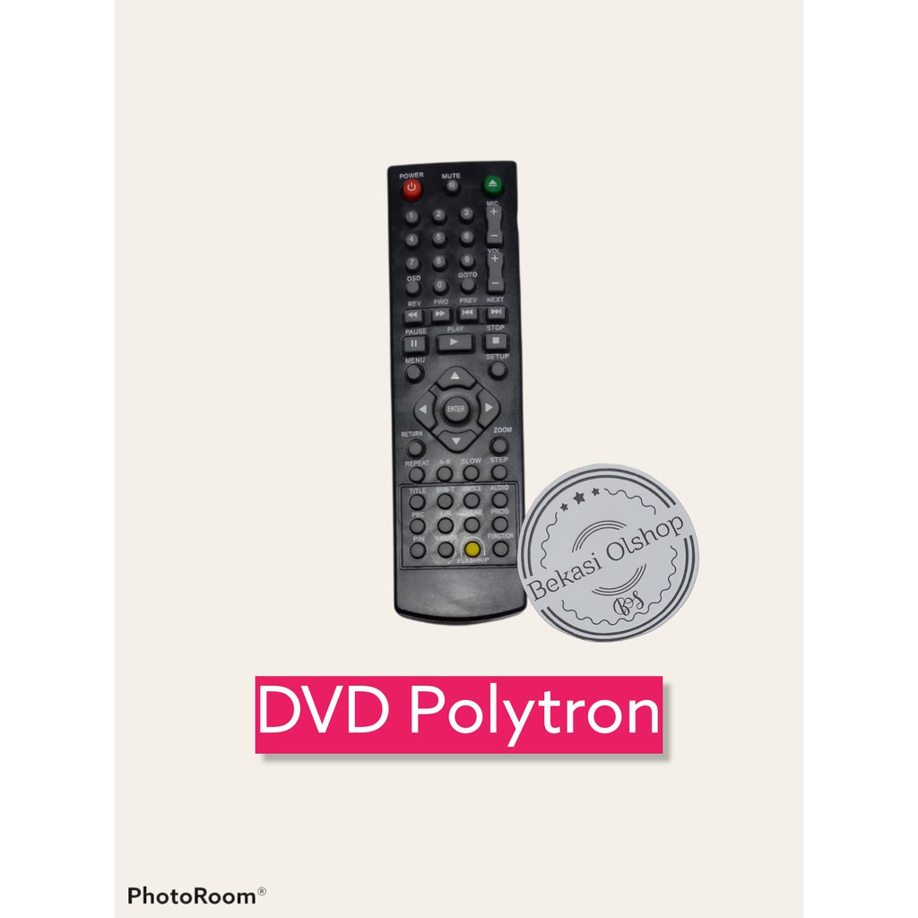 1pc Polytron Model Remote DVD Player Black for Home Entertainment ...
