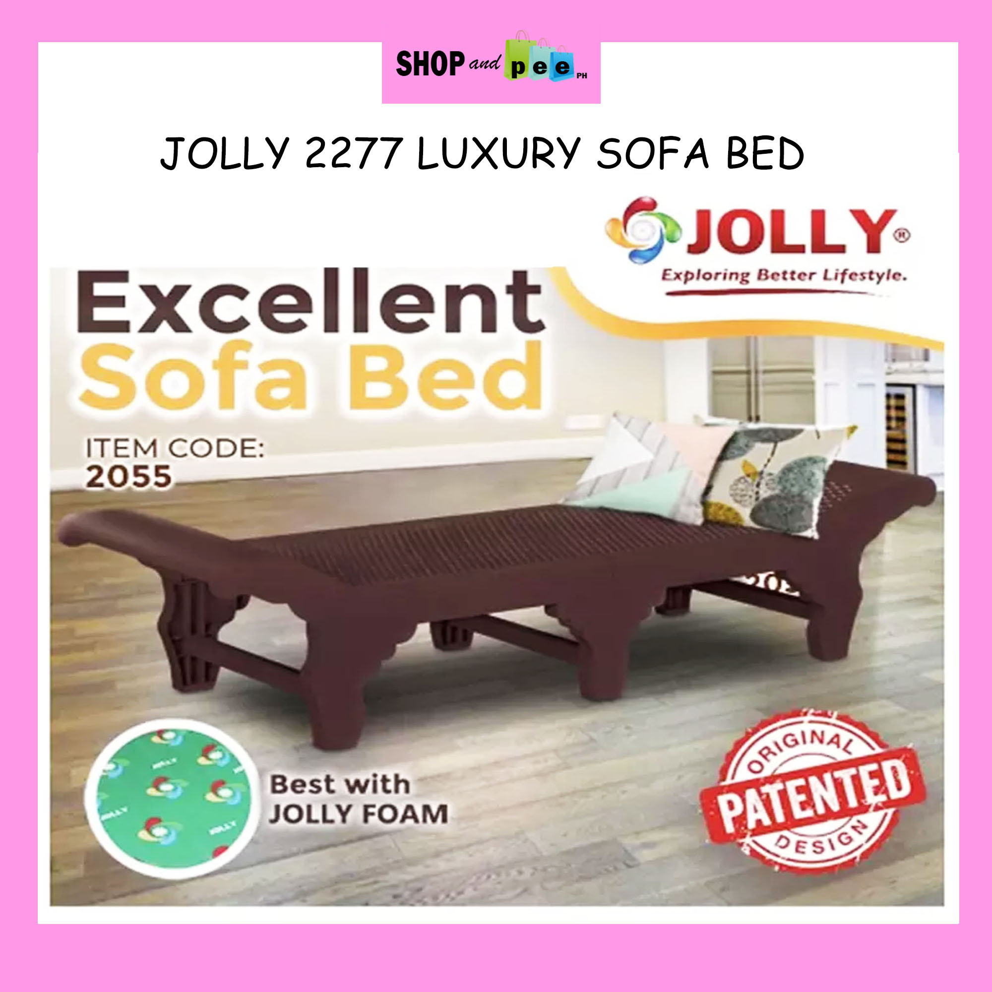[INSTOCK] JOLLY 2277 LUXURY SOFA BED / SOFA BED/UPUAN.. | Lazada PH