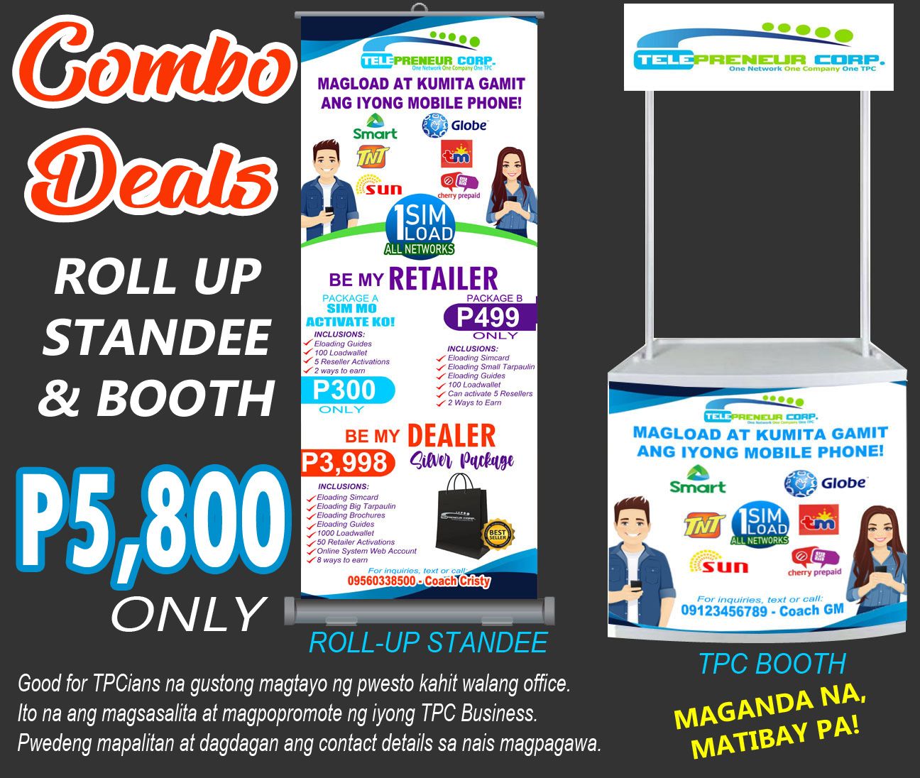 TPC Standee and Booth Combo | Lazada PH