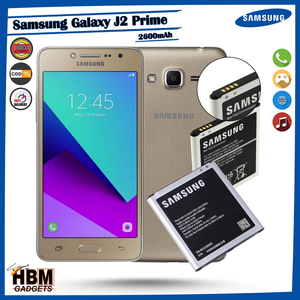 Ready Stock】 Samsung Galaxy J2 Prime Battery | Model EB-BG530BBE ...