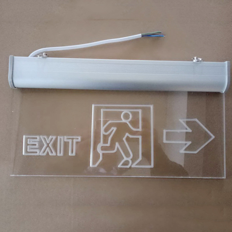 LED Exit Light Exit Sign Acrylic Green | Lazada PH
