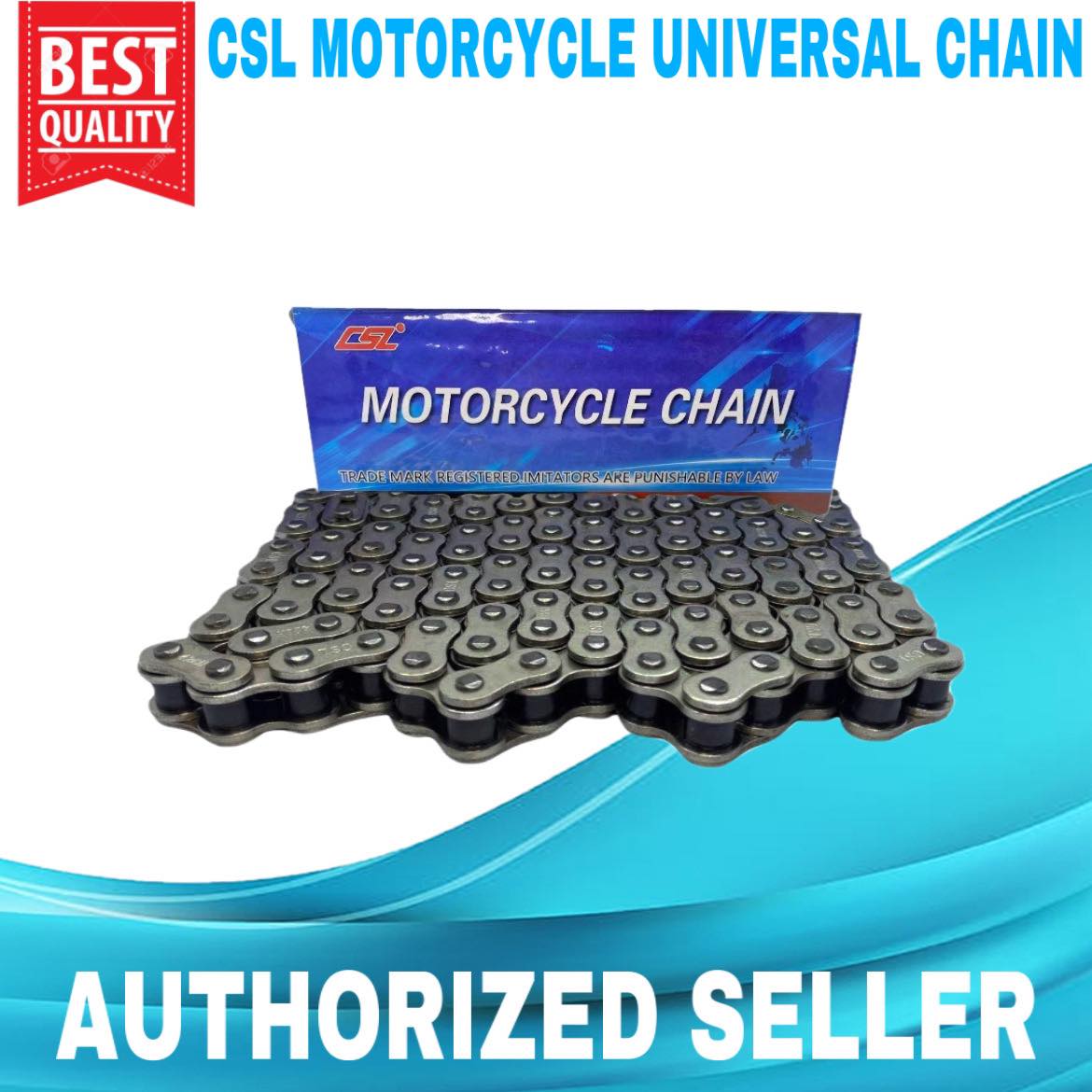 CSL Universal Motorcycle Chain ( Silver / Gold / Black ) | Lazada PH