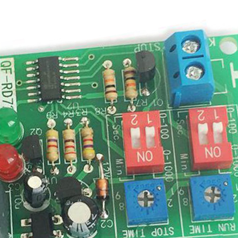 Dual Time Adjustable Cycle Delay Timing Relay Repeat on OFF Switch Infinite Loop Timer Module ...