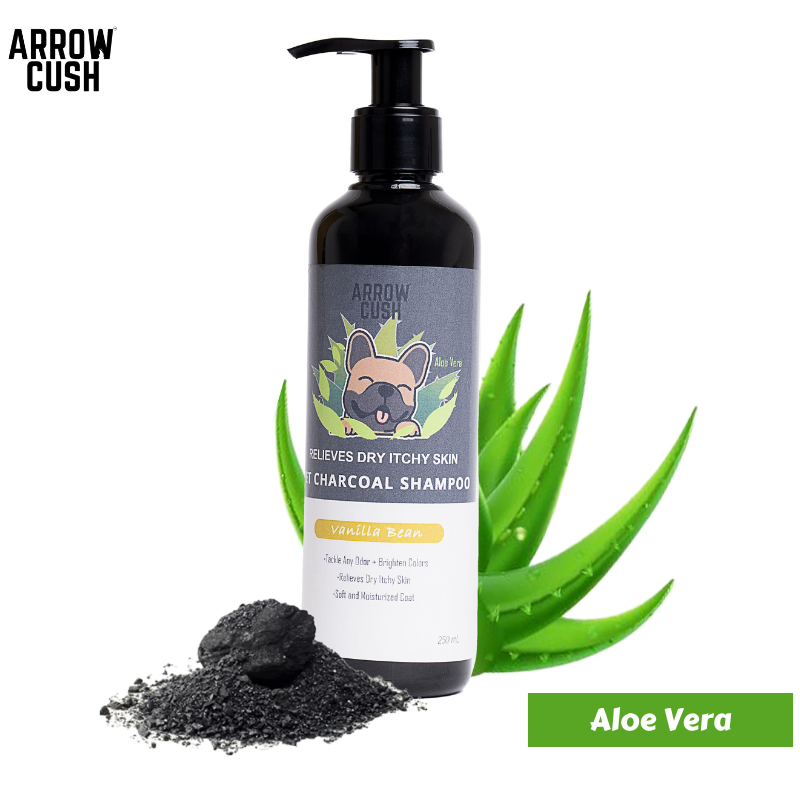 Arrow Cush Pet Charcoal Shampoo 250ml Anti Odor Dogs Cats Shampoo ...