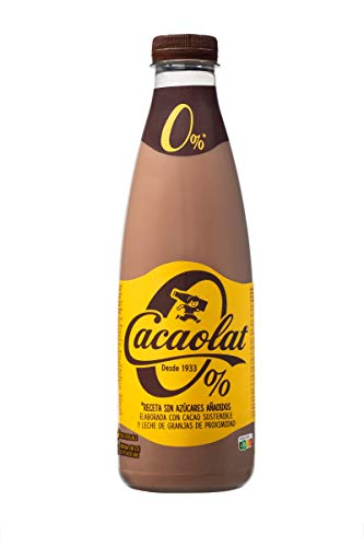 Cacaolat Chocolate Shake 0% Zero Added Sugar / Original Bottle 1 liter ...