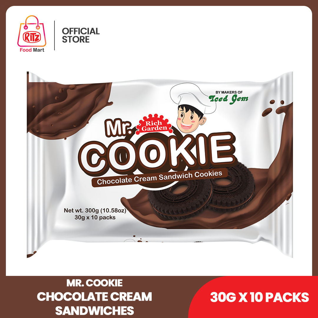 Mr. Cookie Chocolate Cream Sandwiches (10 packs) | Lazada PH